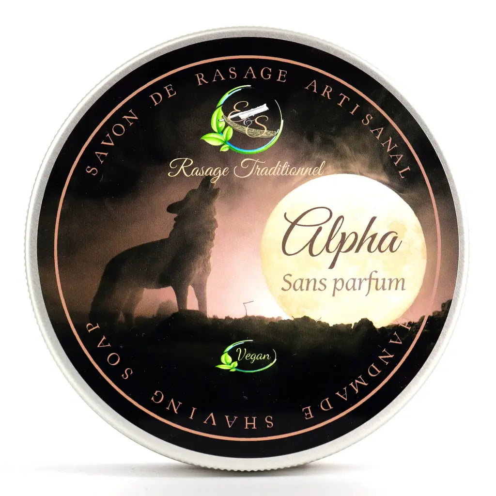Vegan Shaving Soap ALPHA – Fragrance-Free & Natural
