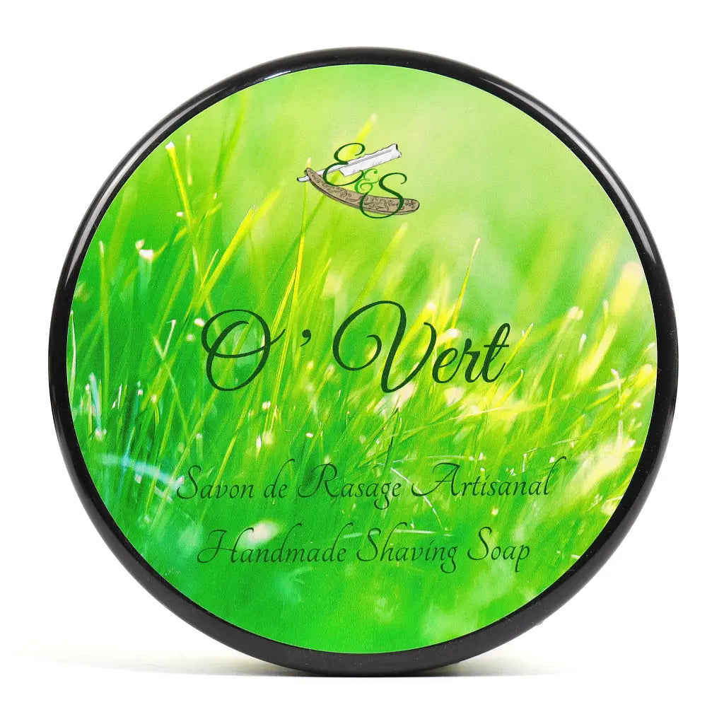 O'VERT Shaving Soap – Fresh Cut Grass Scent